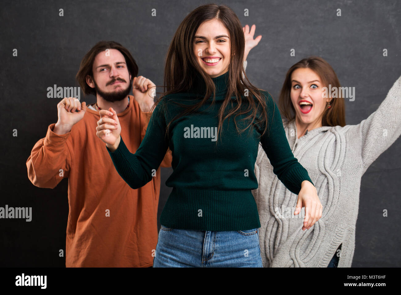 Teens Having Fun Stock Photo - Alamy