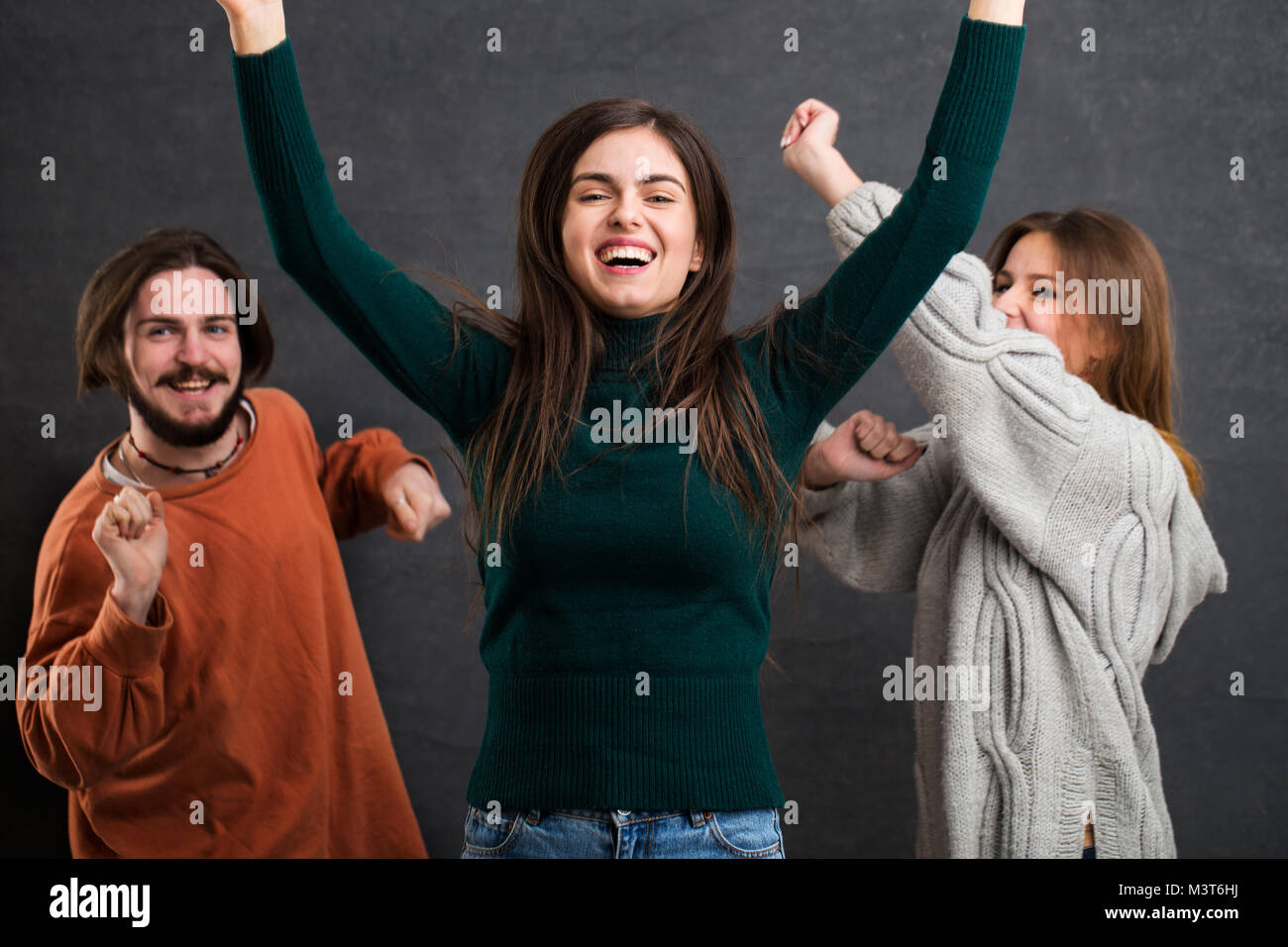 Teens Having Fun Stock Photo - Alamy