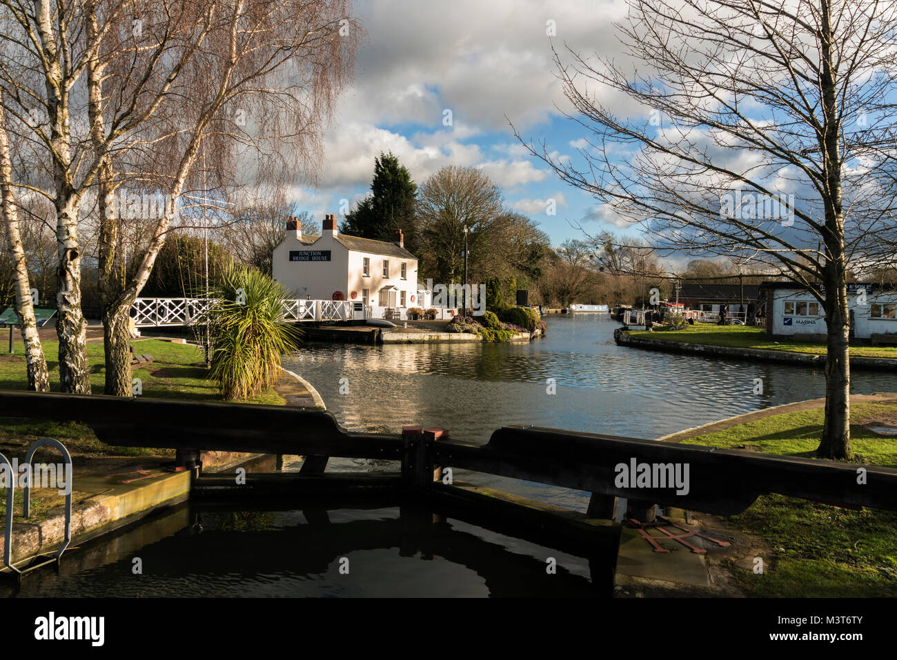 Gloucester-Sharpness Ship Canal, Saul Junction, Gloucestershire, UK ...