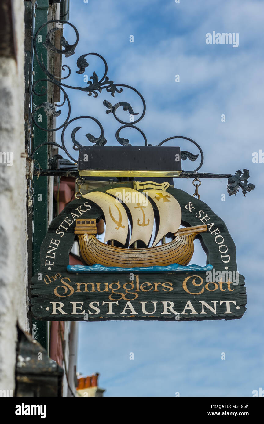 Smugglers Pub Sign High Resolution Stock Photography and Images - Alamy