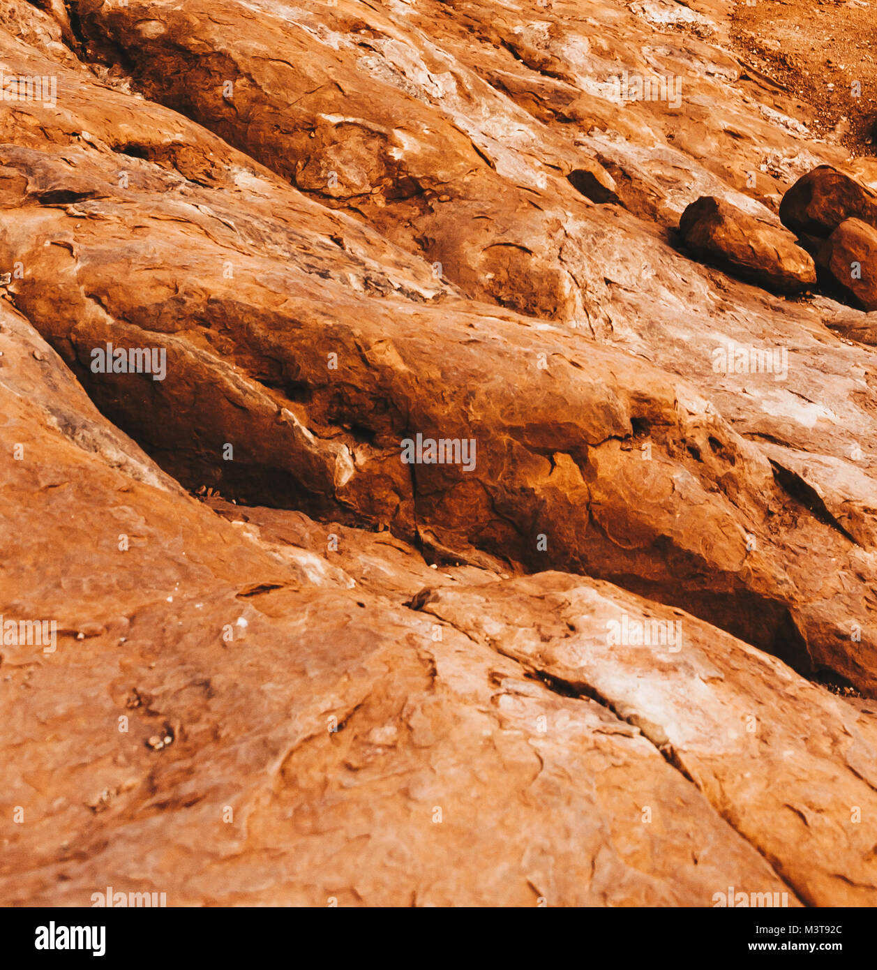 Red stone/rock texture pattern background Stock Photo - Alamy
