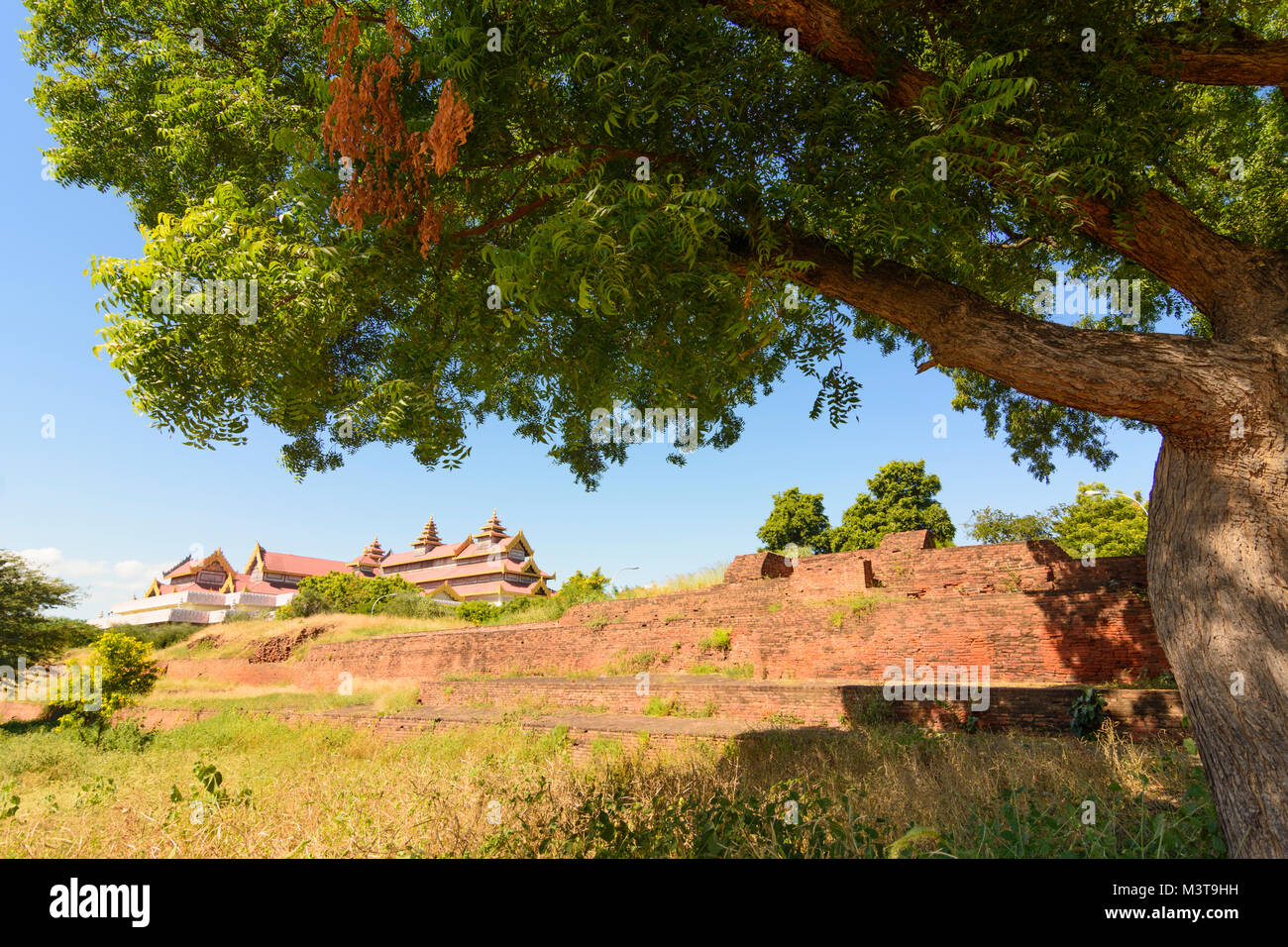 Bagan: city wall of Old Bagan, Archaeological museum, , Mandalay Region ...