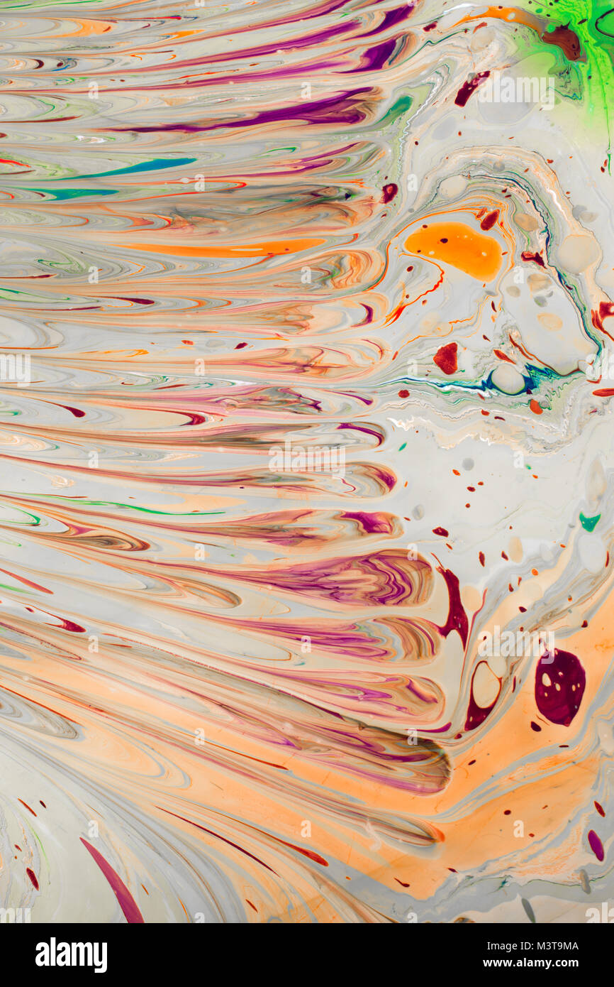Grunge abstract paint patterns on colorful background Stock Photo - Alamy