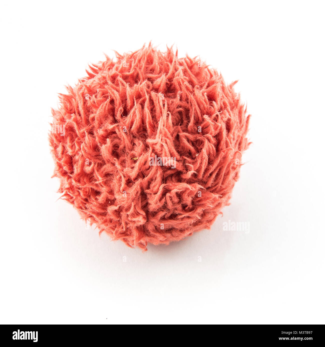 Fluffy Red Ball Stock Photo - Alamy