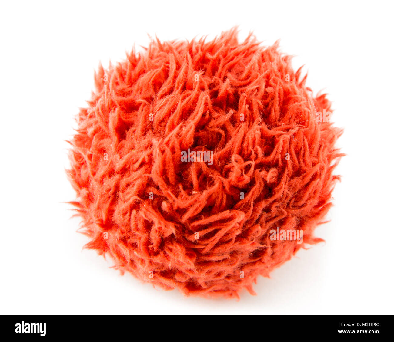 Fluffy Red Ball Stock Photo - Alamy