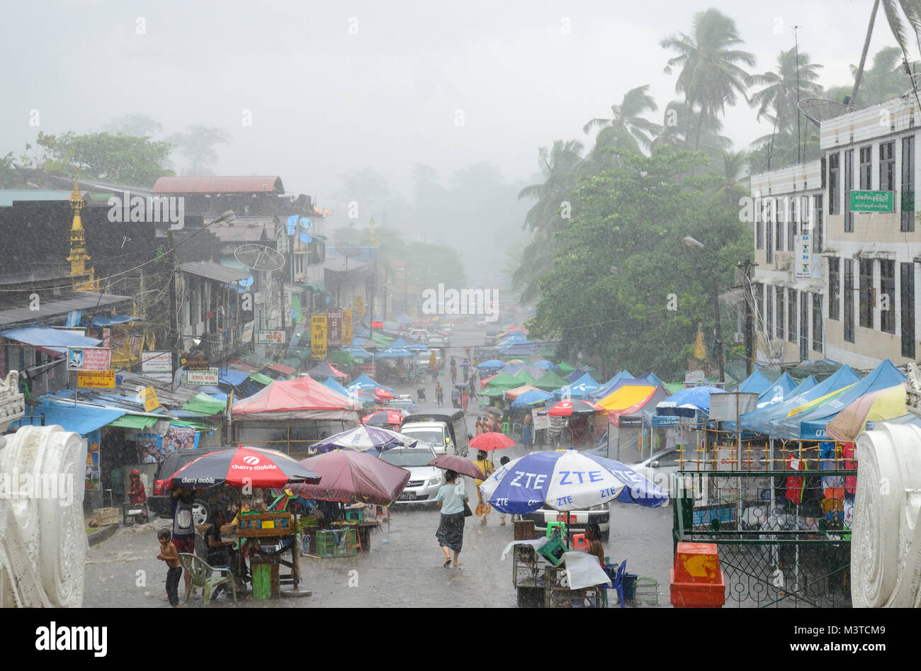 Myanmar monsoon hi-res stock photography and images - Alamy