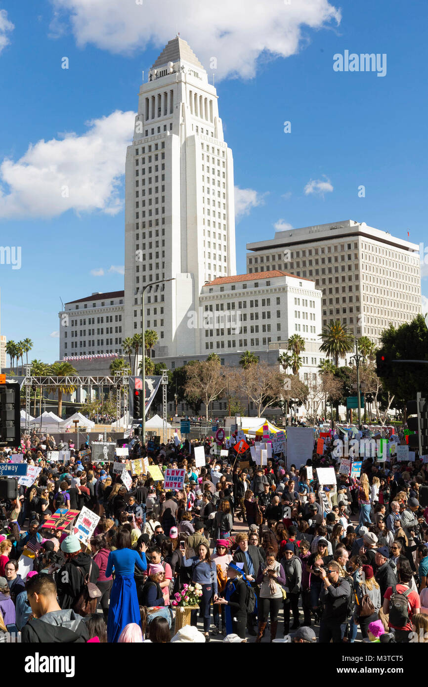 Los angeles march hi-res stock photography and images - Alamy