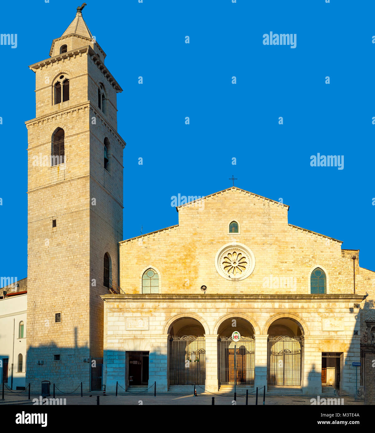 Andria, Cathedral facade and bell tower, Apulia, Italy Stock Photo - Alamy