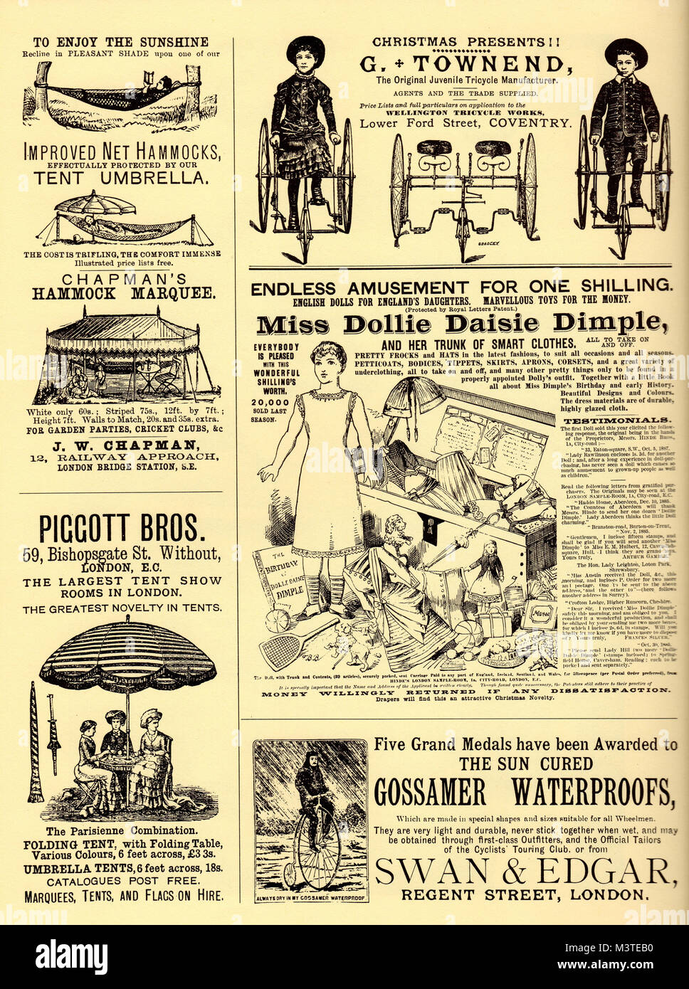 Victorian and Edwardian Advertising Posters Stock Photo - Alamy