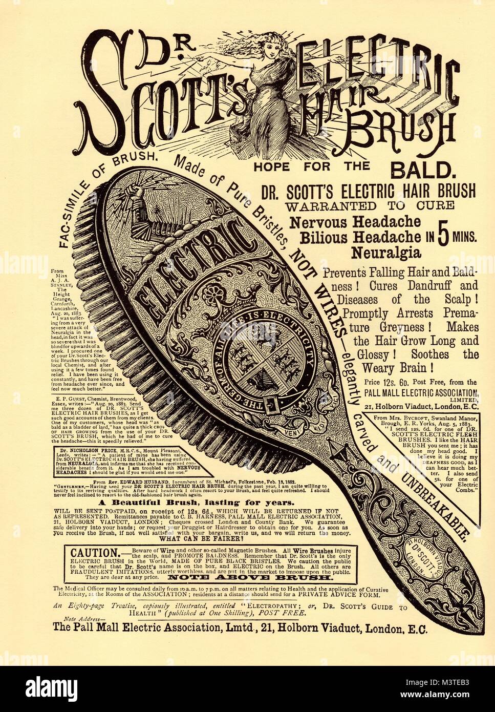 Victorian Advertising Poster Circa 1890-1900 Stock Photo - Alamy