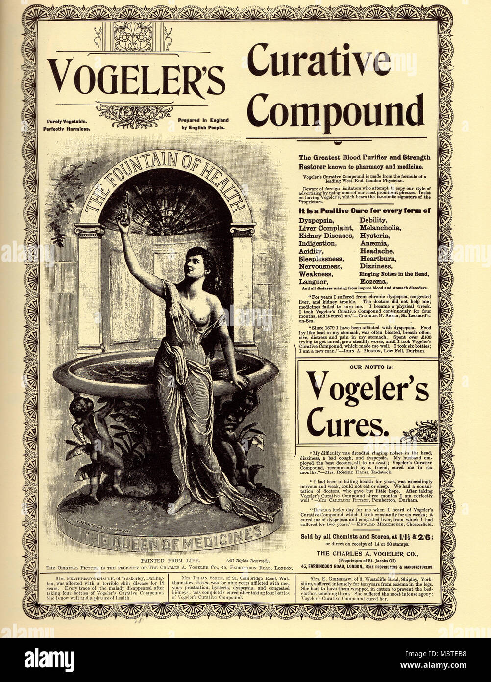 Victorian and Edwardian Advertising Posters Stock Photo: 174485788 - Alamy