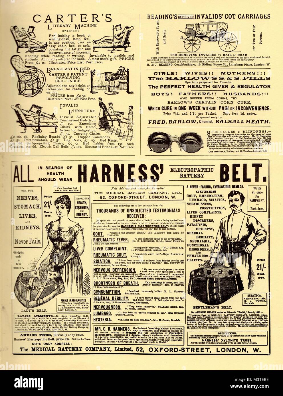 Victorian and Edwardian Advertising Posters Stock Photo - Alamy