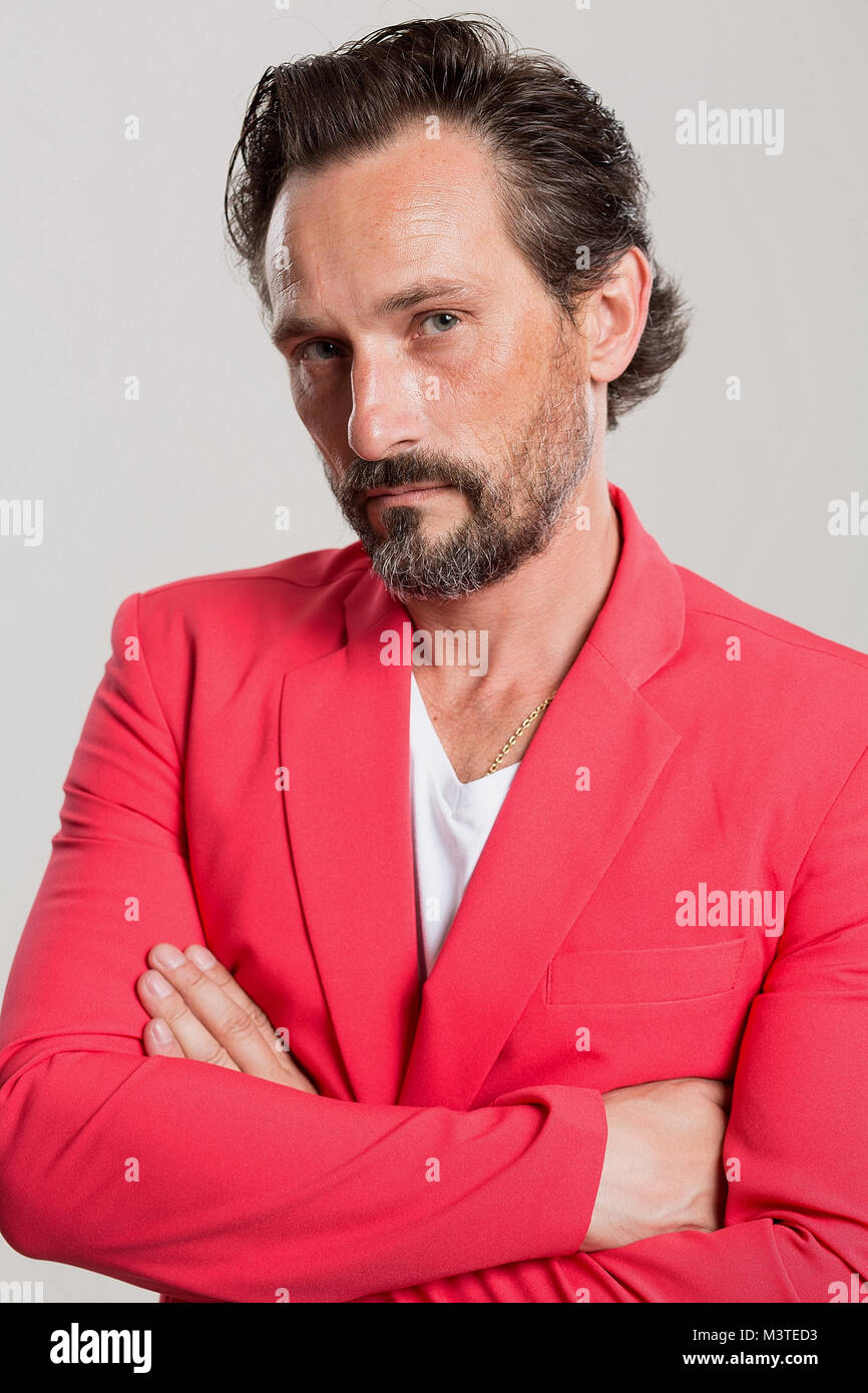 Brave handsome man Stock Photo - Alamy