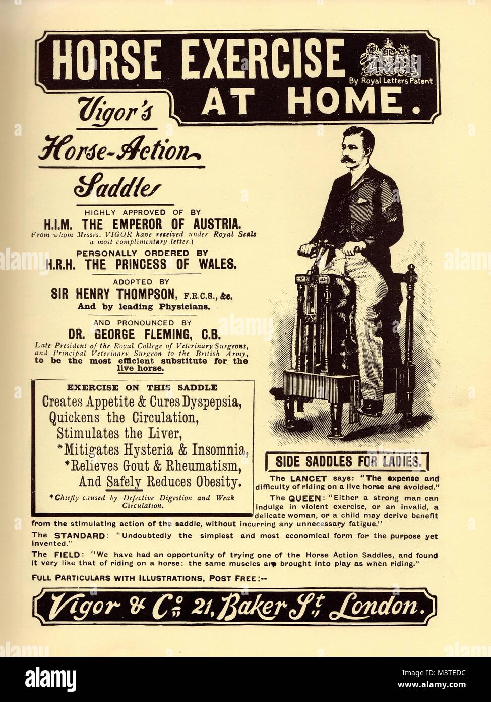 Victorian and Edwardian Advertising Posters Stock Photo - Alamy