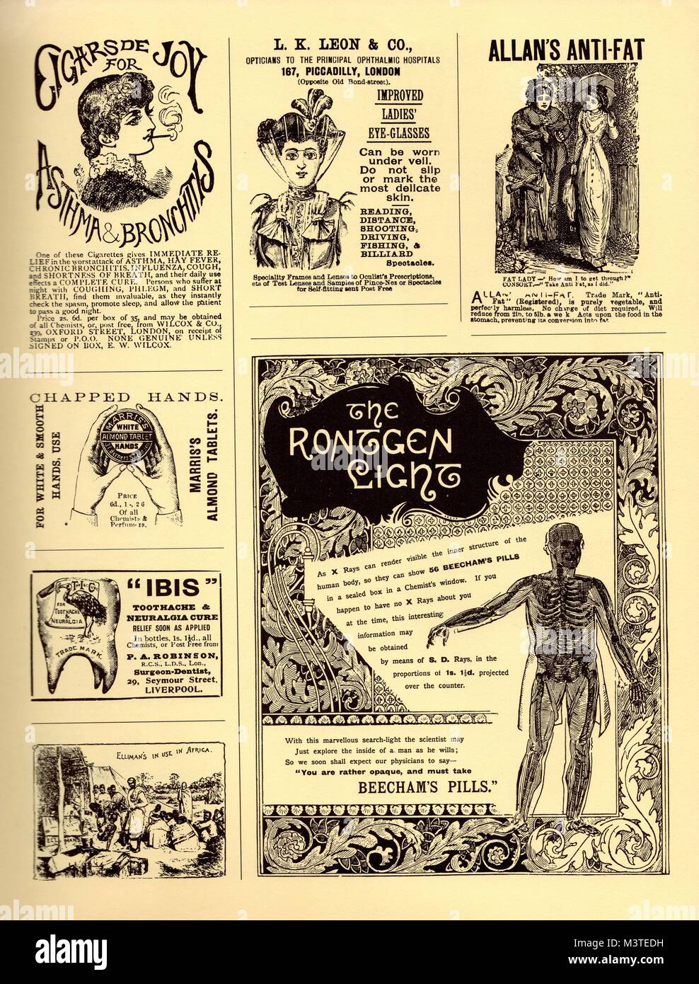 Victorian and Edwardian Advertising Posters Stock Photo - Alamy