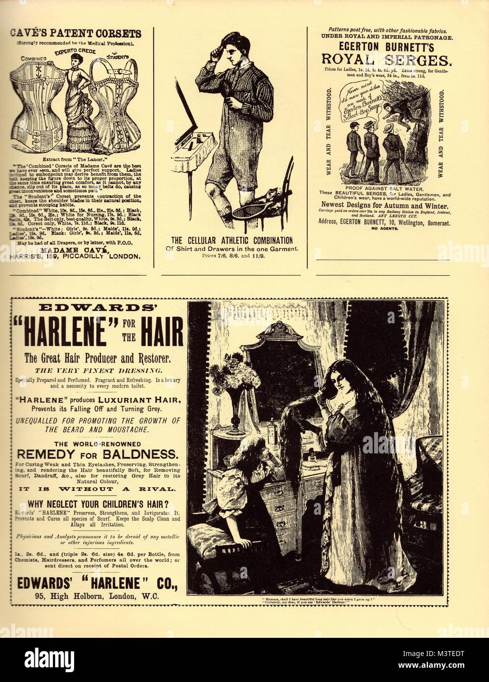 Victorian and Edwardian Advertising Posters Stock Photo - Alamy