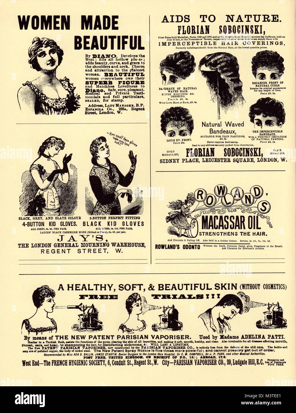 Victorian and Edwardian Advertising Posters Stock Photo - Alamy