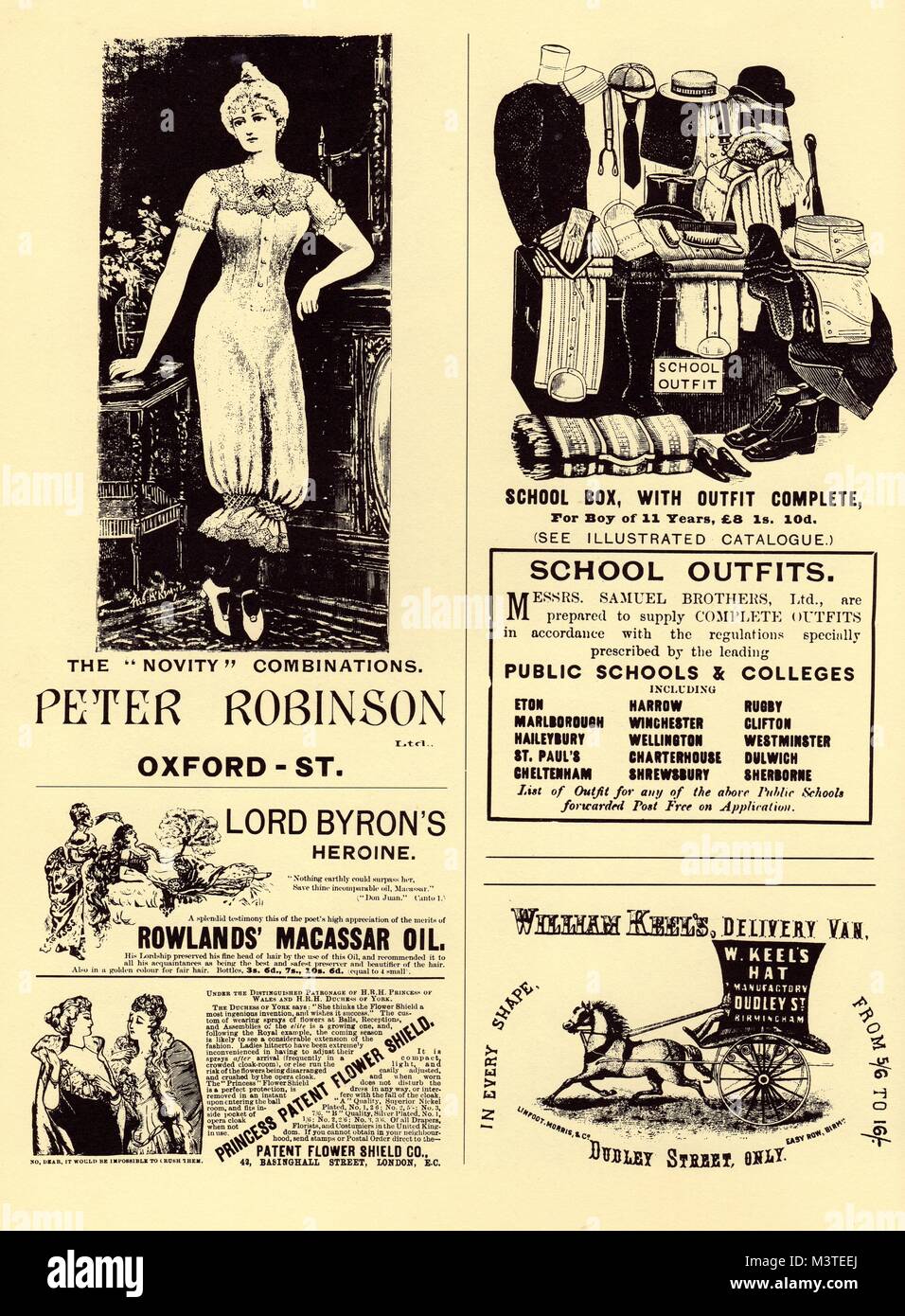 Victorian and Edwardian Advertising Posters Stock Photo - Alamy