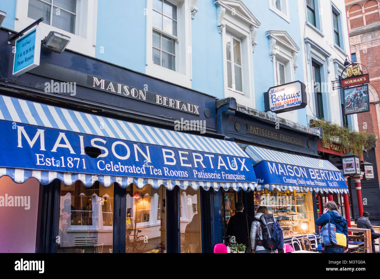 Michele Wade's Maison Bertaux French patisserie and tea rooms on Greek ...