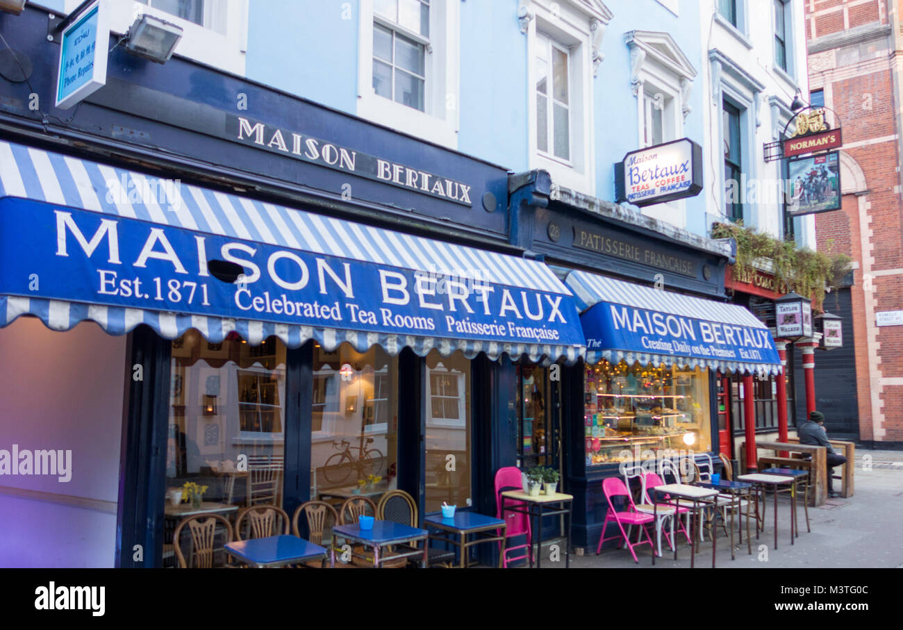 Michele Wade's Maison Bertaux French patisserie and tea rooms on Greek ...