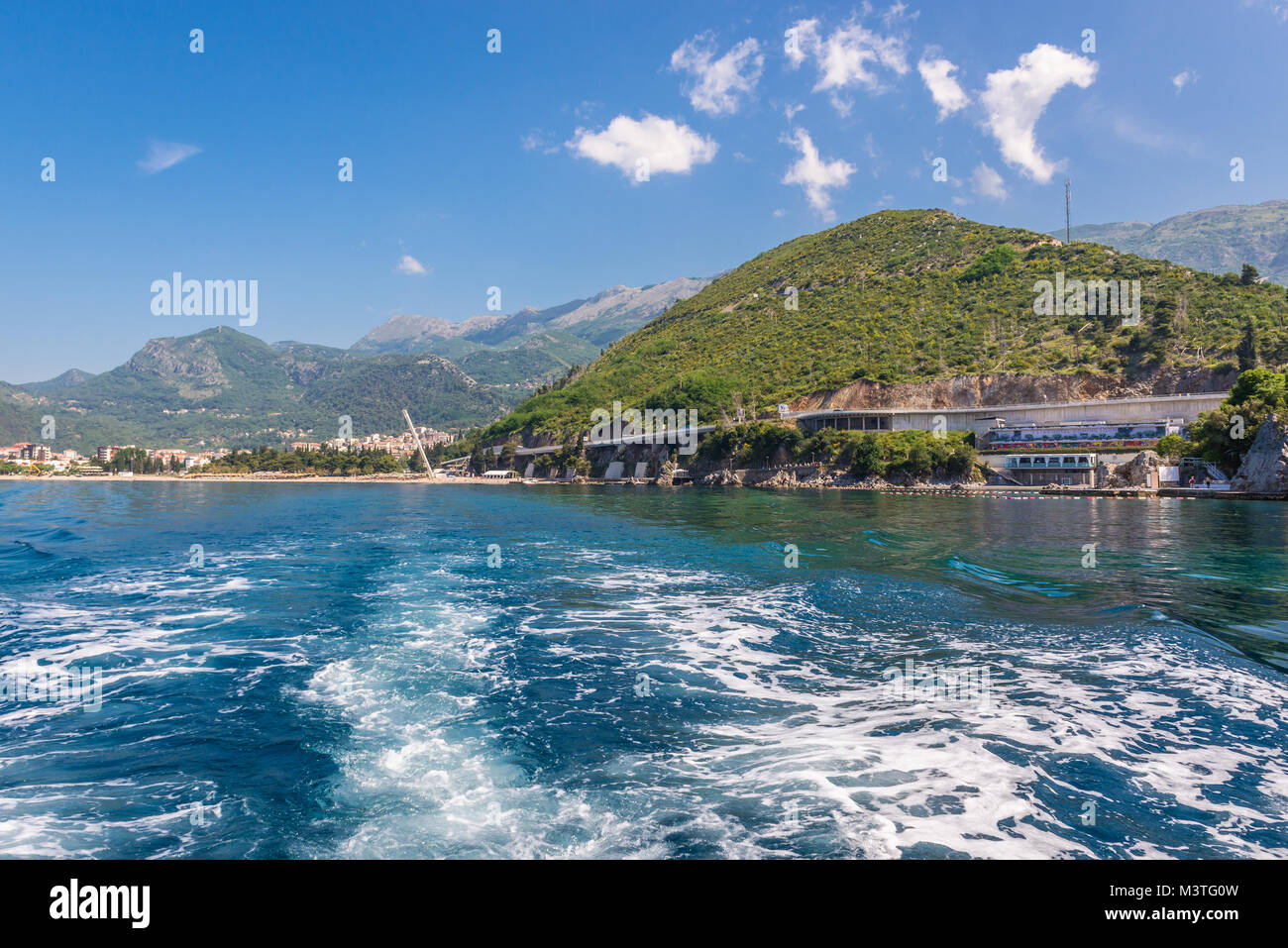 Bay of Budva on the Adriatic Sea in Montenegro Stock Photo - Alamy