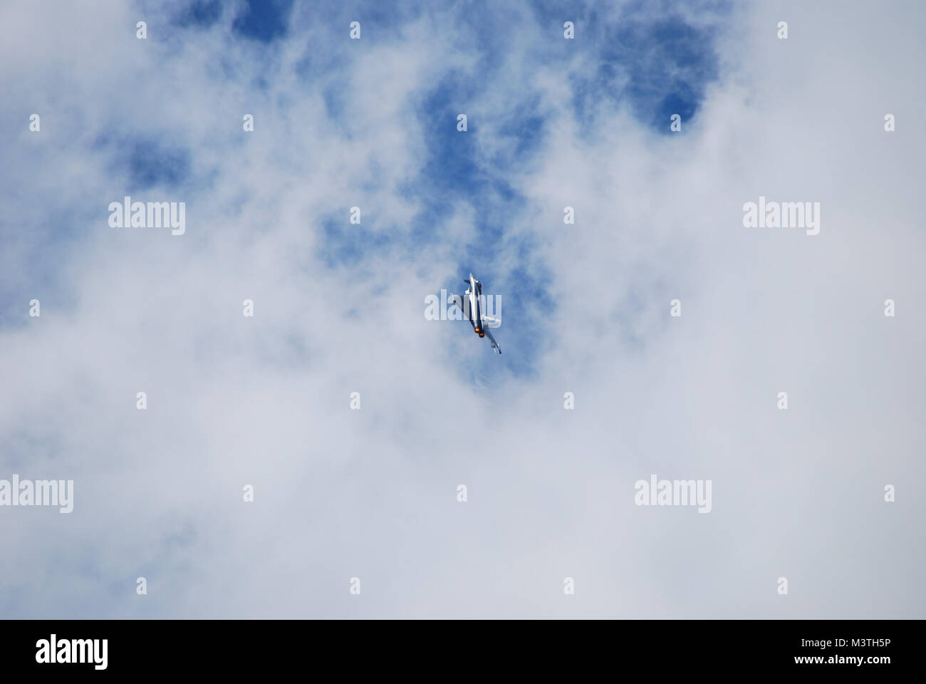 faster interceptor flies very fast with loud noise up Stock Photo - Alamy