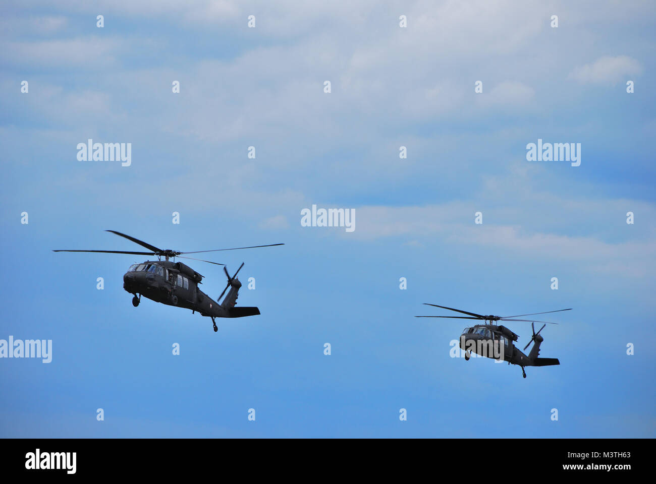 Two military helicopters hi-res stock photography and images - Alamy
