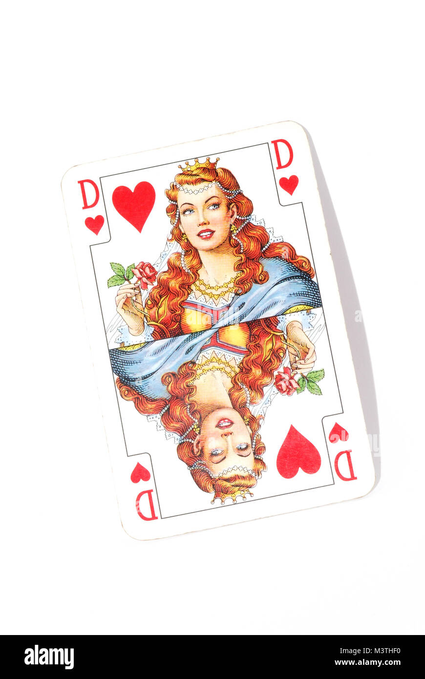 Queen of hearts playing card hi-res stock photography and images - Alamy