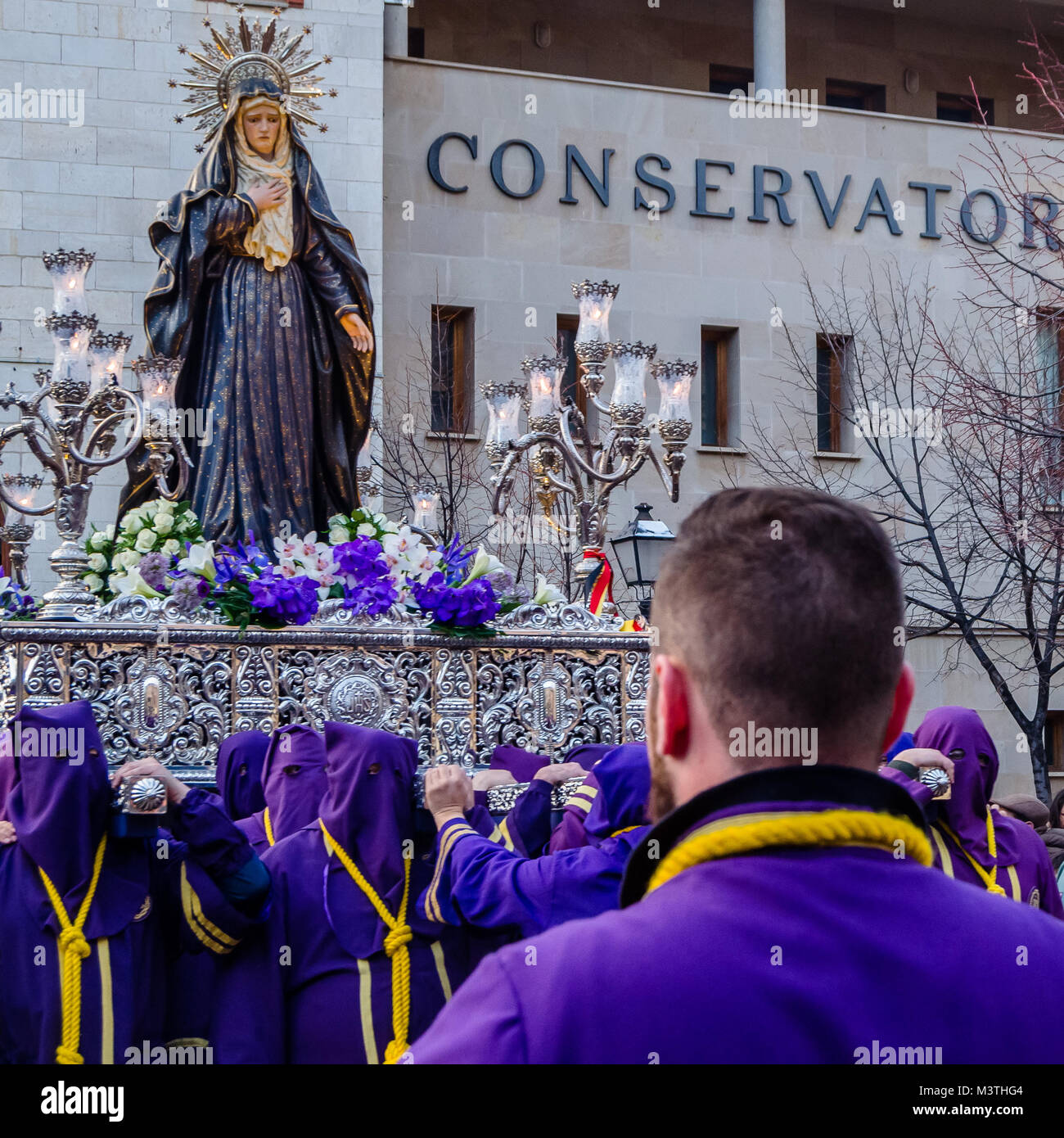 PALENCIA, SPAIN - MARCH 26, 2016: Traditional Spanish Holy Week (Semana ...