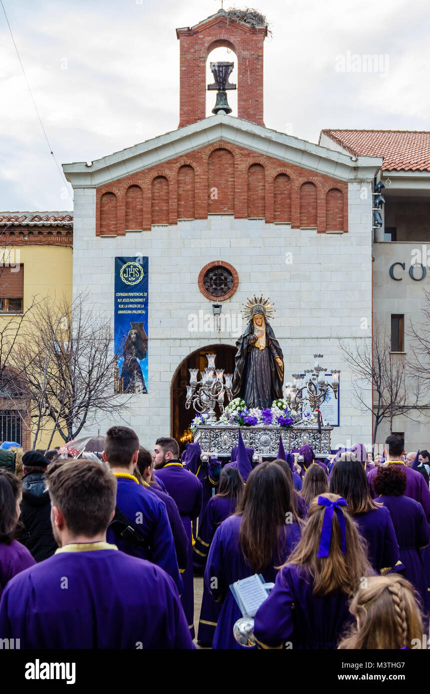 PALENCIA, SPAIN - MARCH 26, 2016: Traditional Spanish Holy Week (Semana ...