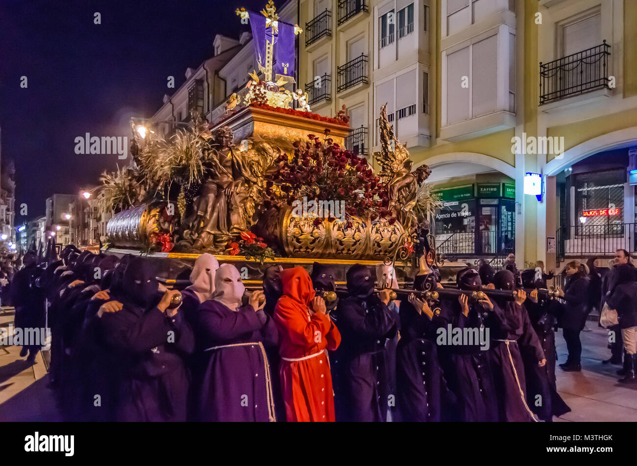 PALENCIA, SPAIN - MARCH 25, 2016: Traditional Spanish Holy Week (Semana ...