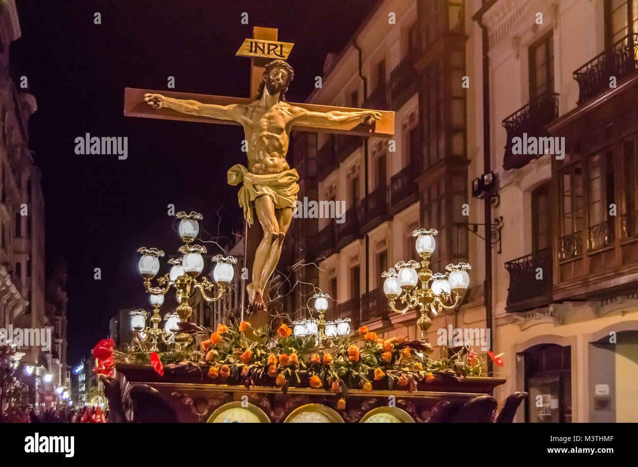 PALENCIA, SPAIN - MARCH 24, 2016: Traditional Spanish Holy Week (Semana ...