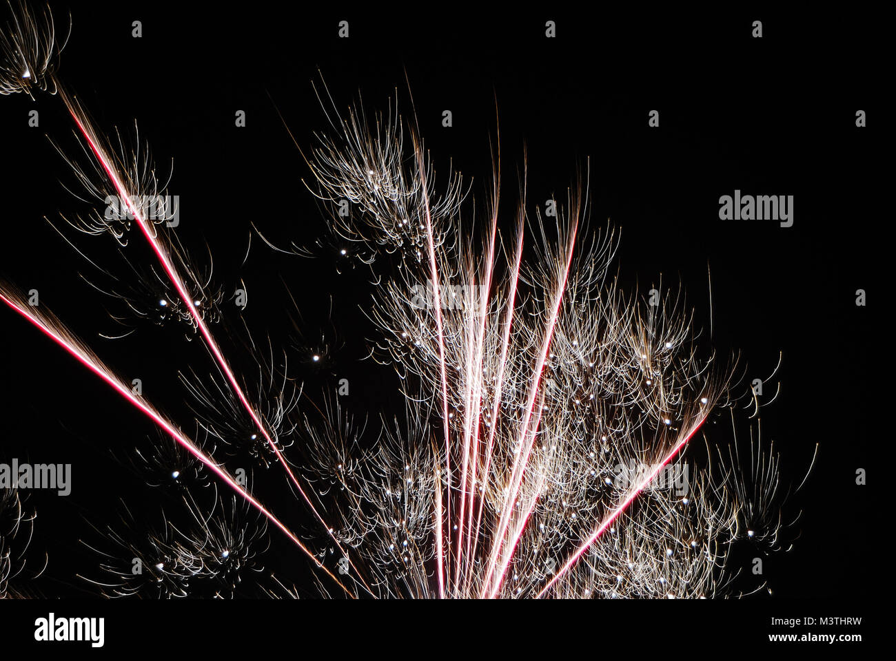 Silver Fireworks High Resolution Stock Photography and Images - Alamy