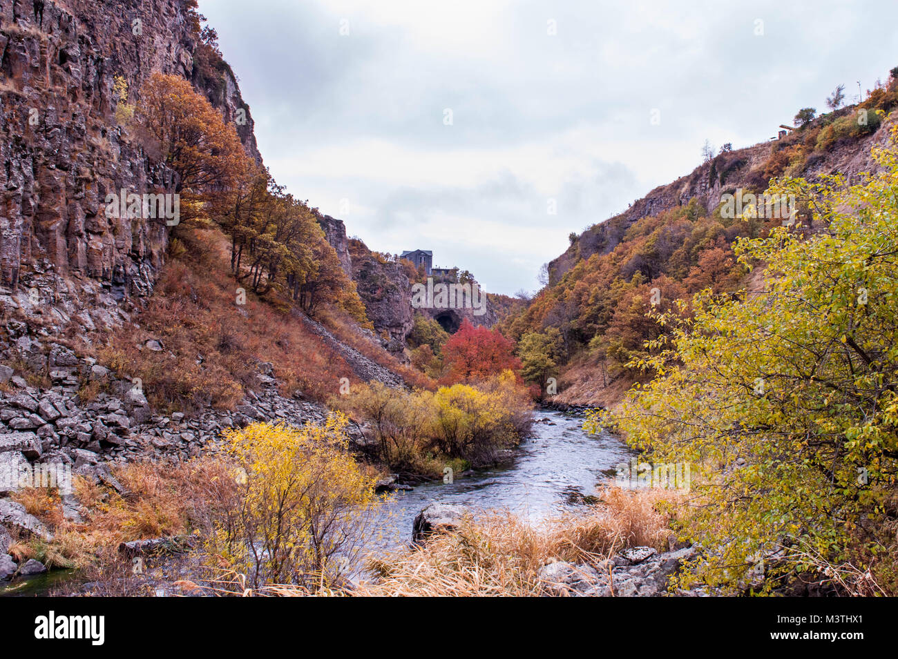 Dzhermuk offers a richness of nature and spa resorts. View on the river ...