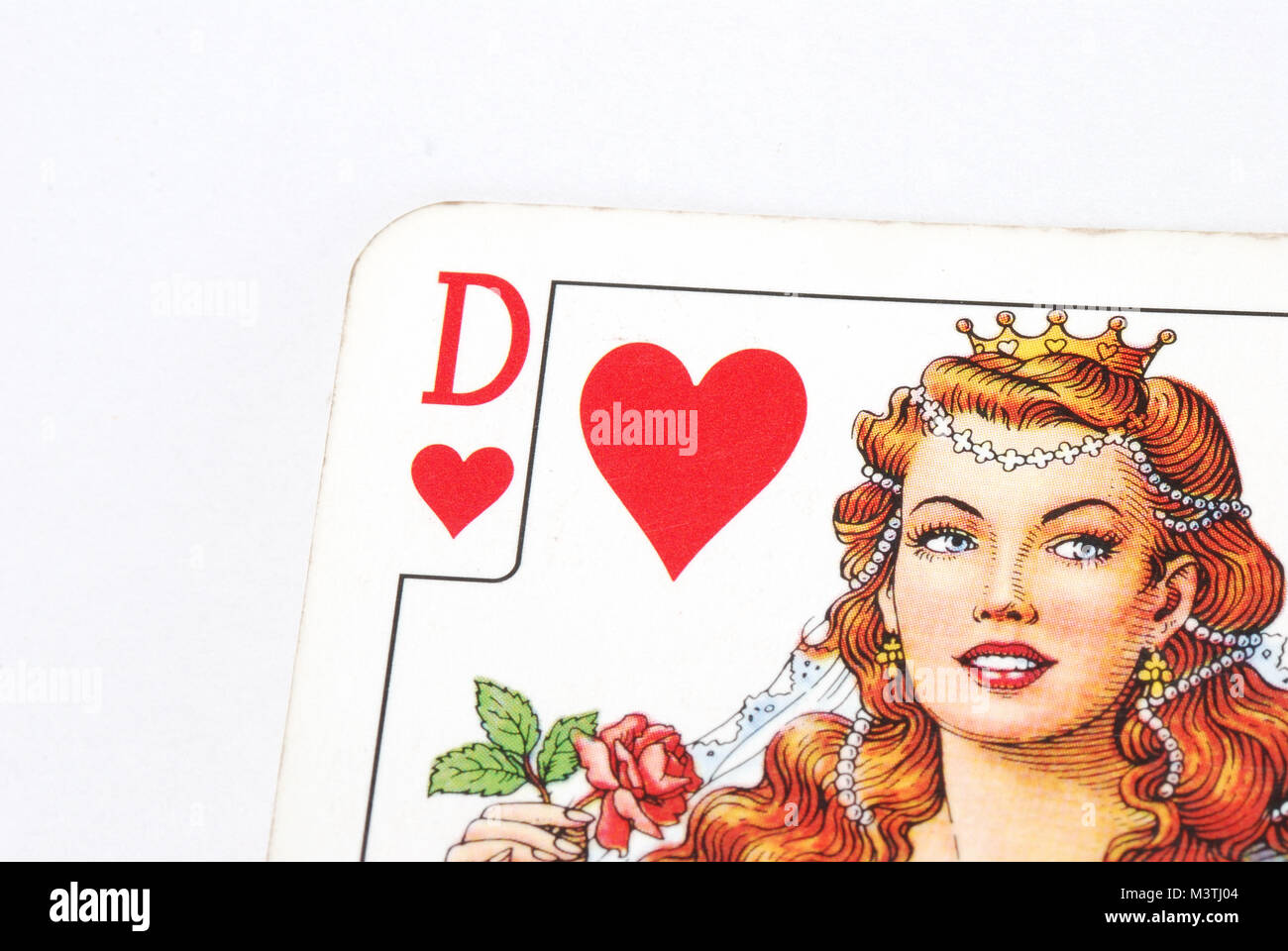 playing card queen size view of playing cards complete view on white ...