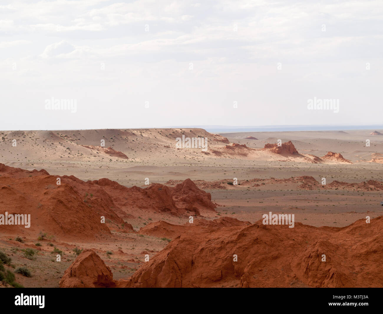 Bayanzag or The Flaming Cliffs Stock Photo - Alamy