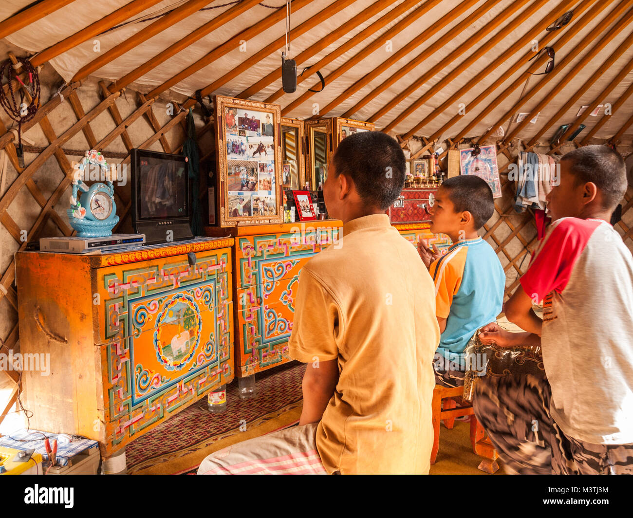 Mongolian ger interior High Resolution Stock Photography and Images - Alamy