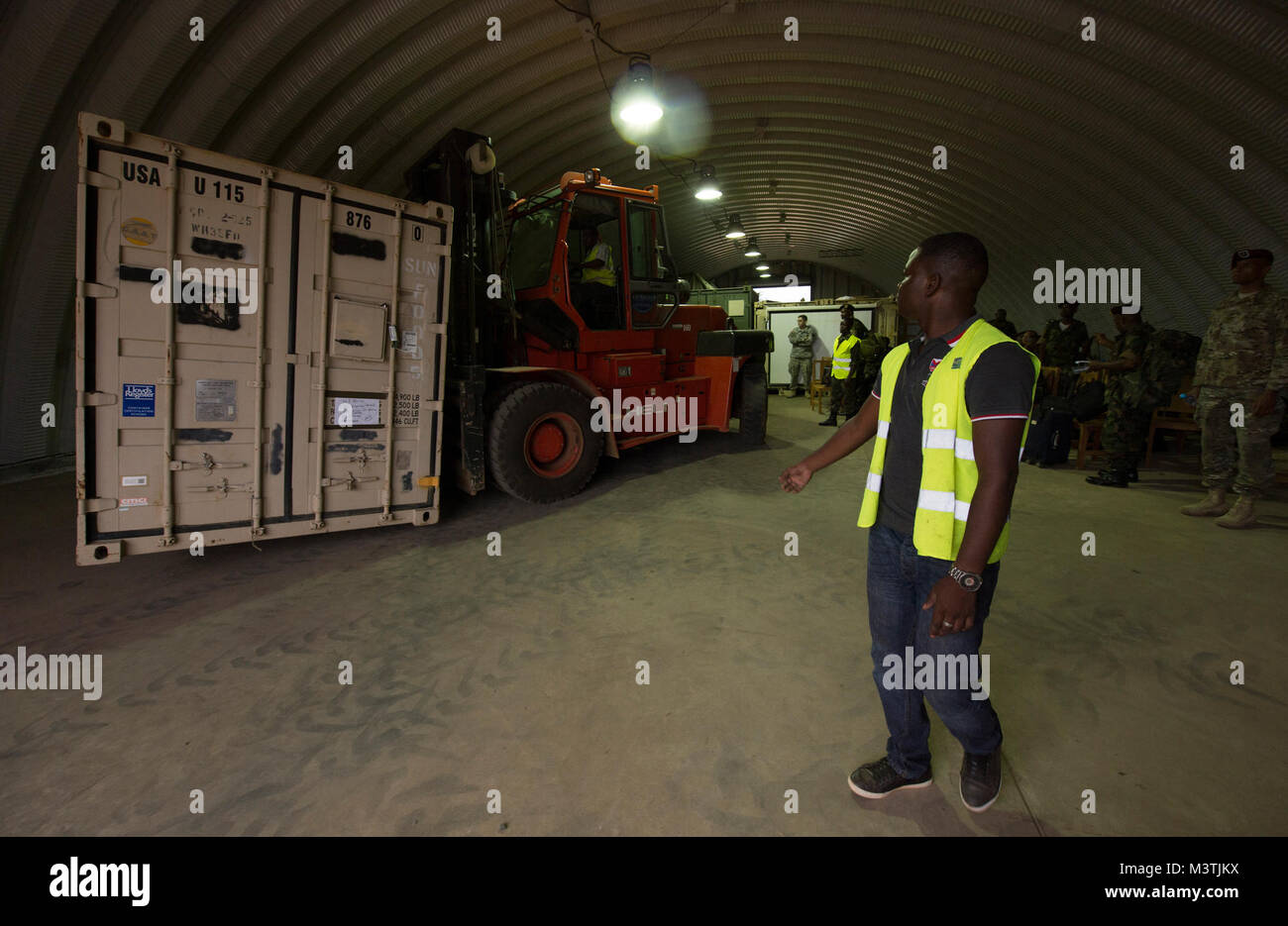 U.S. Army Soldiers, with the 703rd Brigade Support Battalion, work ...