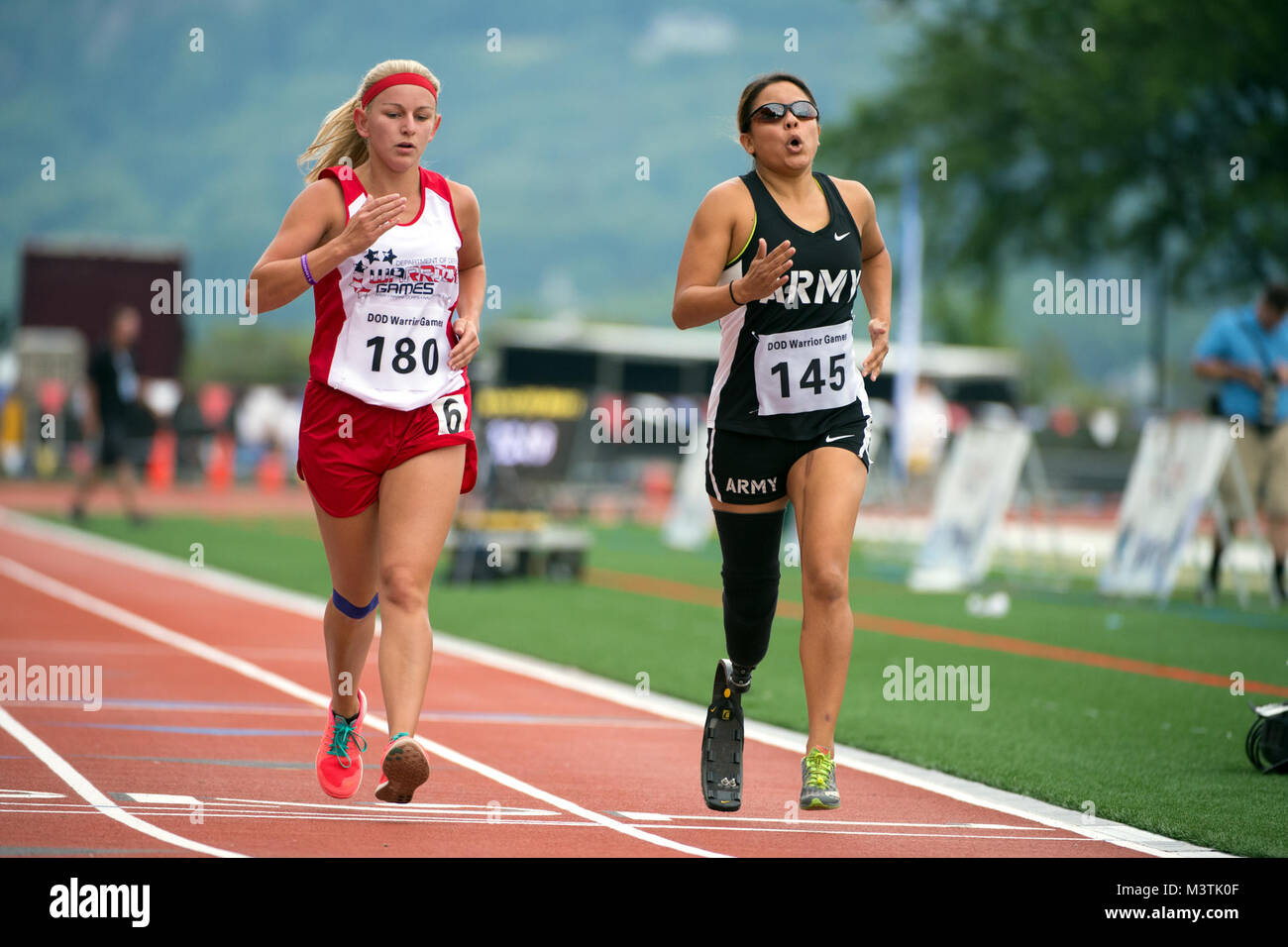 Marine Corps veteran Cpl. Rose Jessica Hammack, left, and Army veteran ...