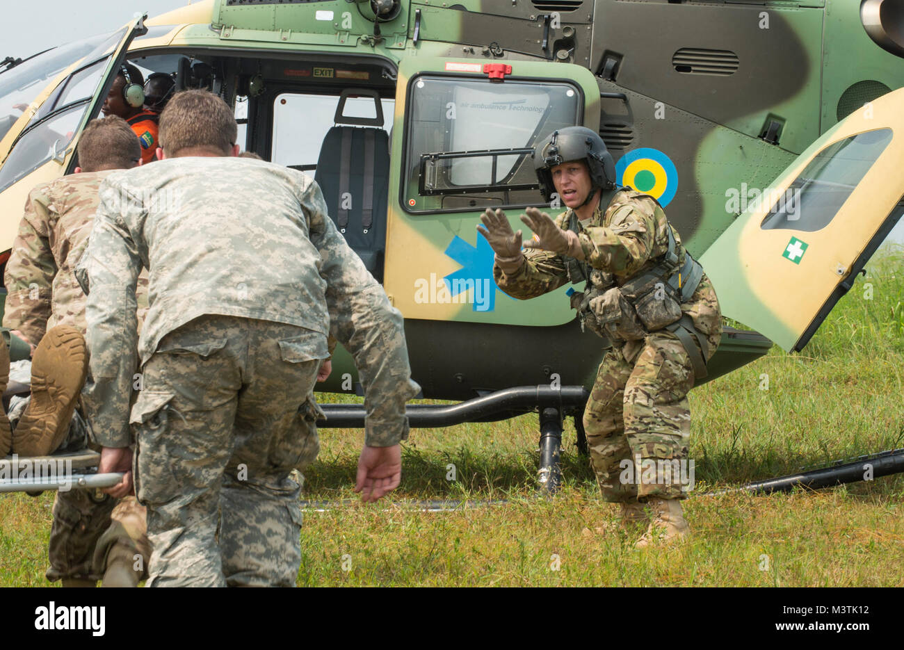 U.S. Army MAJ. Jeffrey Sills, an aeromedical evacuation officer ...