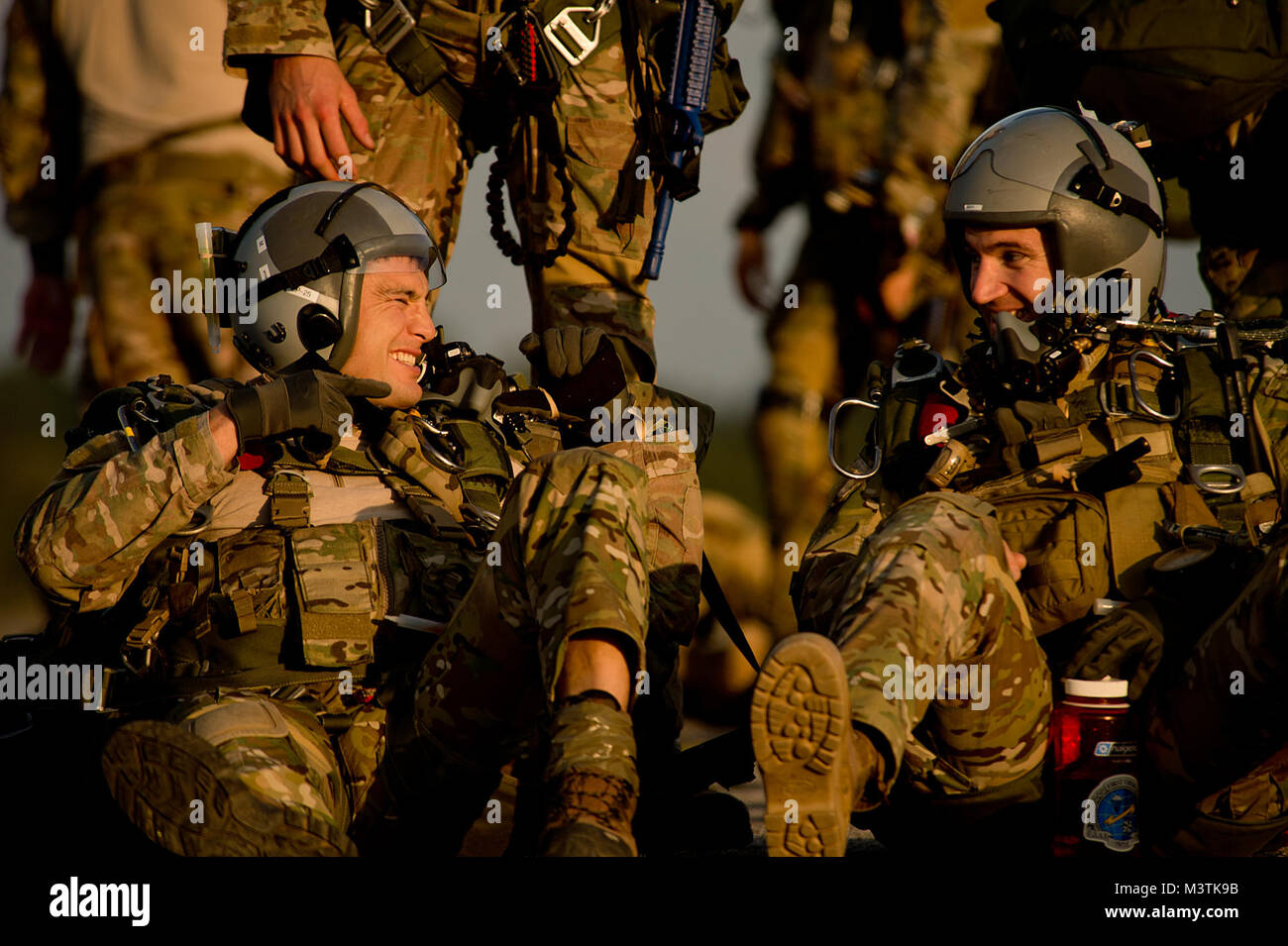 Members of the U.S. Air Force Special Tactics Training Squadron at ...