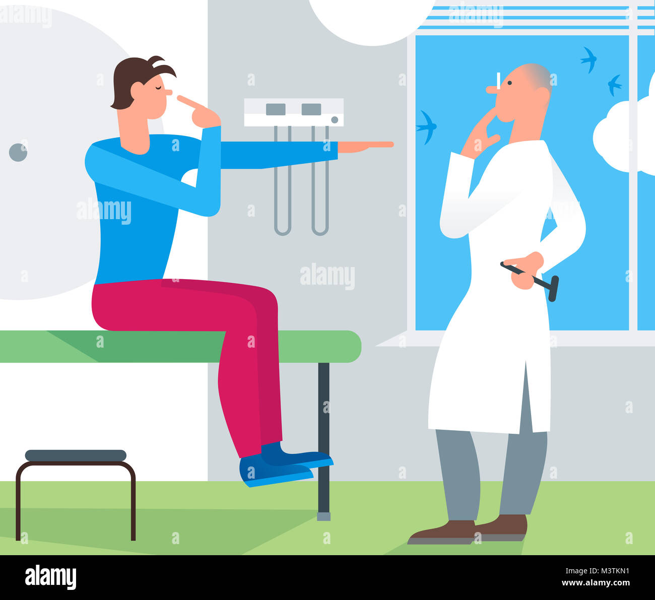 Cartoon Man Hospital Stock Photos & Cartoon Man Hospital Stock Images ...