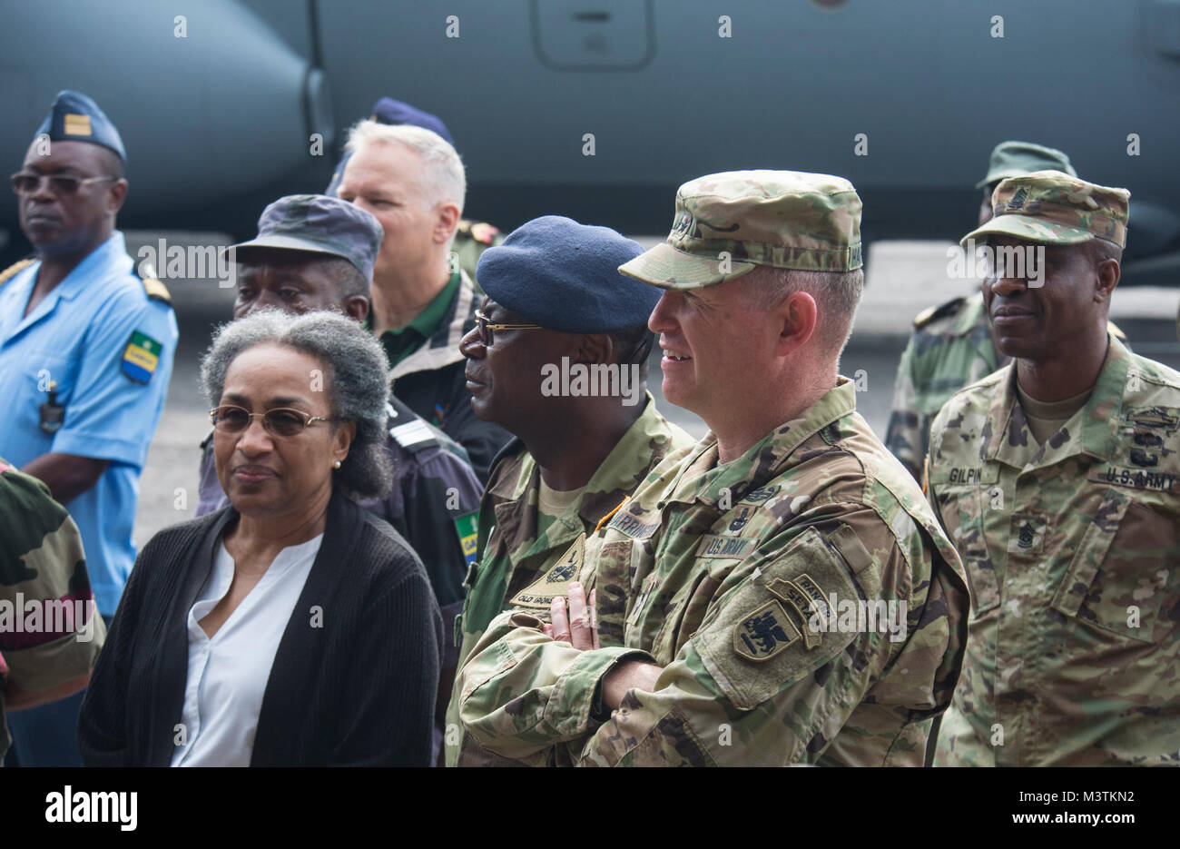 U.S. Army Maj. Gen. Joseph Harrington (right), Commander of U.S. Army ...