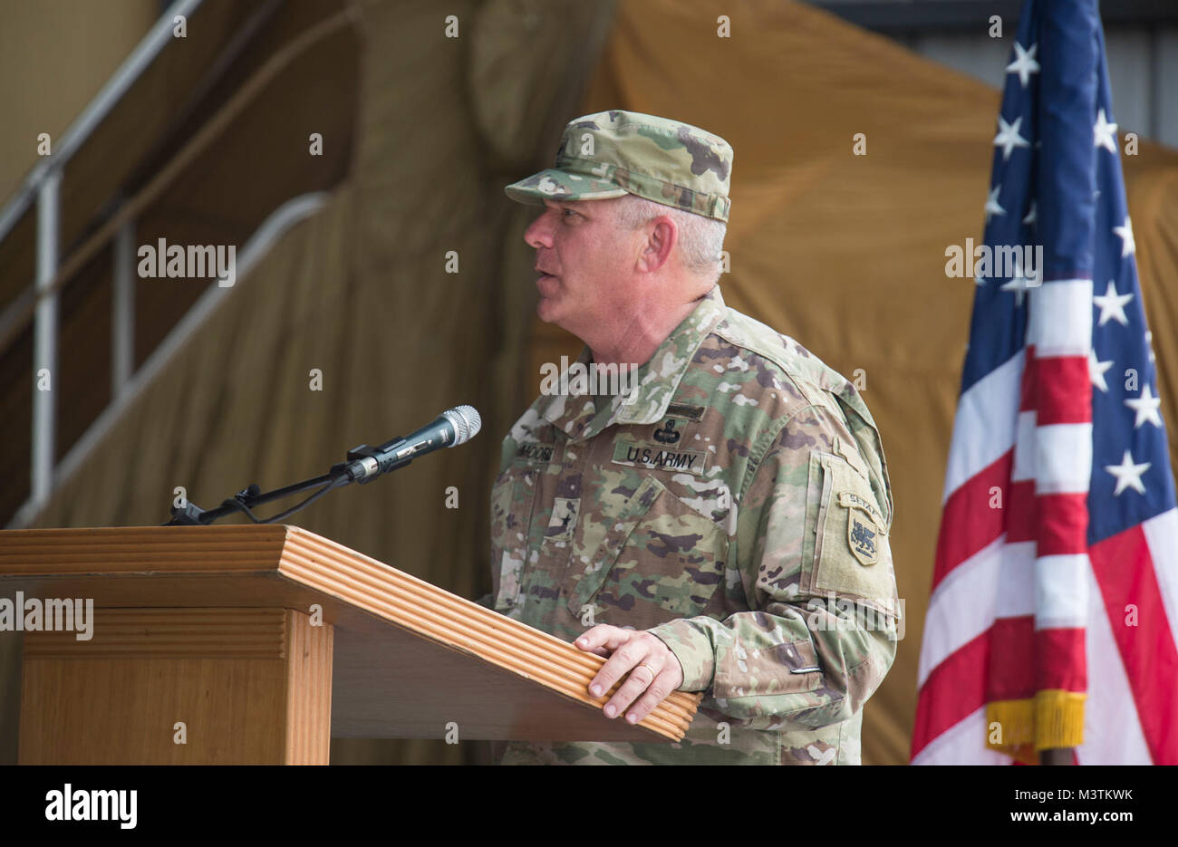 U.S. Army Brigadier Gen. Kenneth Moore, Deputy Commander of U.S. Army ...