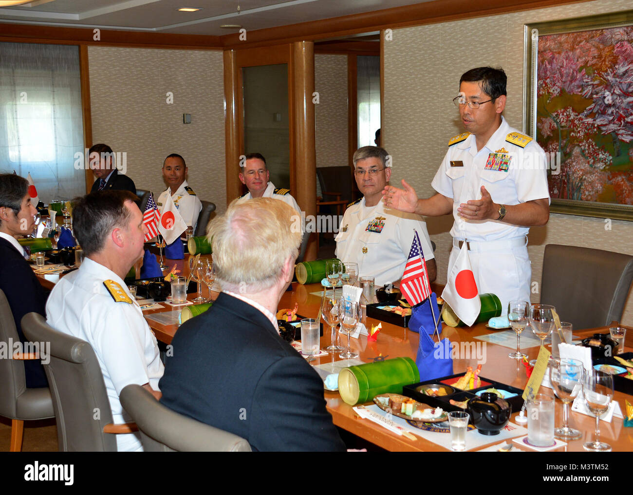Japanese destroyer command ship hi-res stock photography and images - Alamy