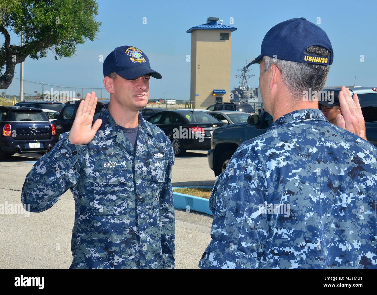 United states naval reserve oath hi-res stock photography and images ...