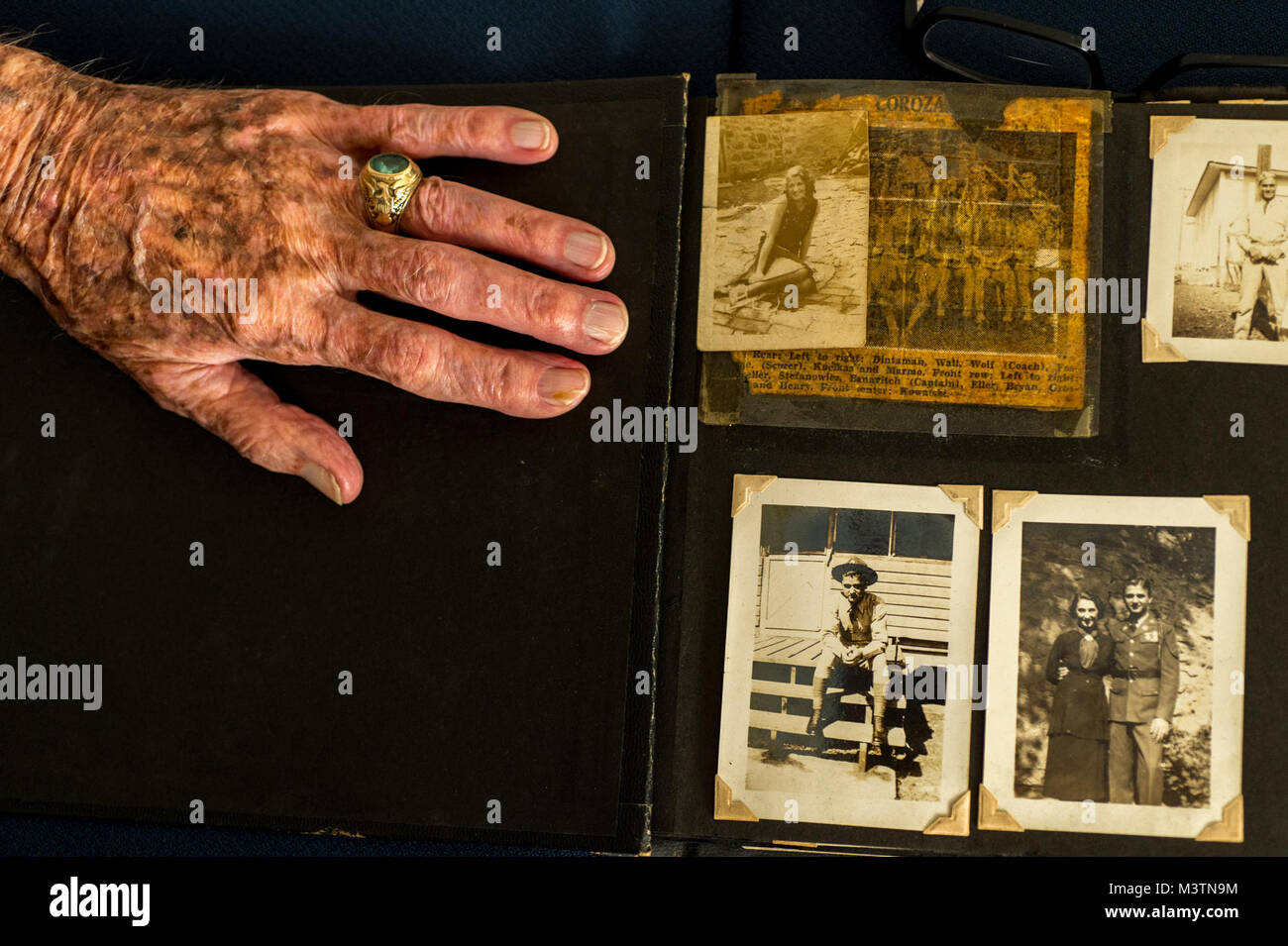 Photo album of Col. Andrew Kowalski, US Army retired, 101, at Hickam ...