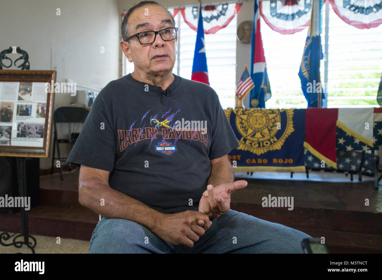 Army veteran Lt. Col. Edwin Vargas speaks about his military experience ...