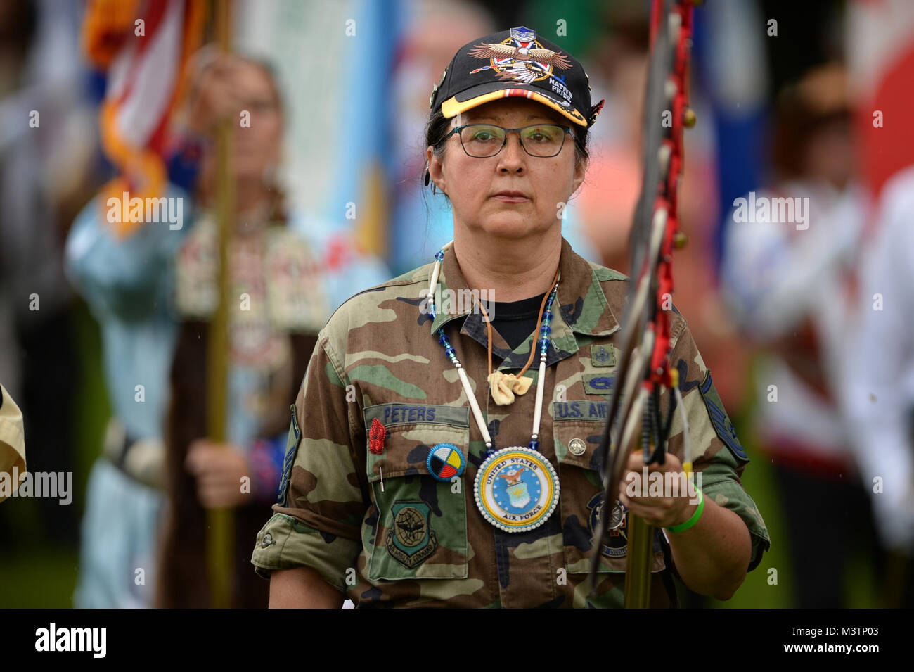 Native american veteran memorial hi-res stock photography and images ...