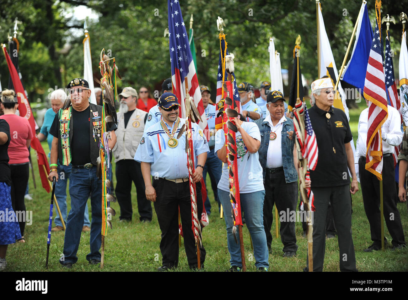 Native American Indian Veterans from all over the country perform the ...